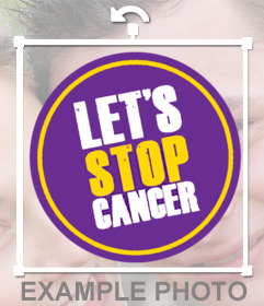 Lazo contra el cáncer rosa en tu foto de perfil