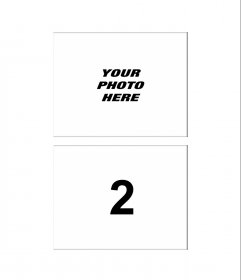 Make collage of two photos in one